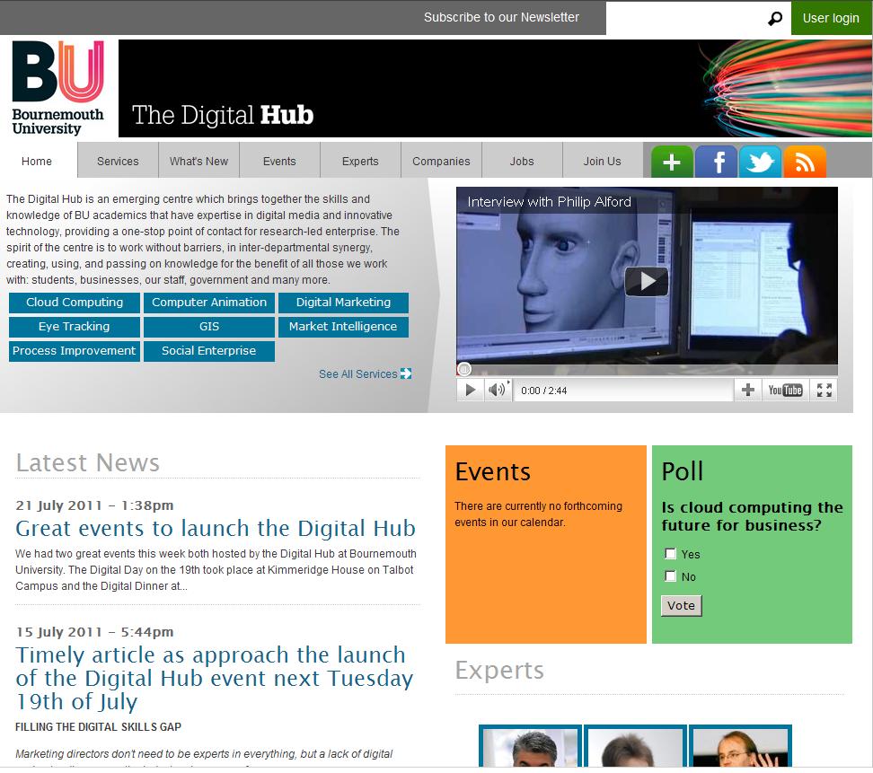 BU Research Blog | Great events to launch the Digital Hub | Bournemouth ...