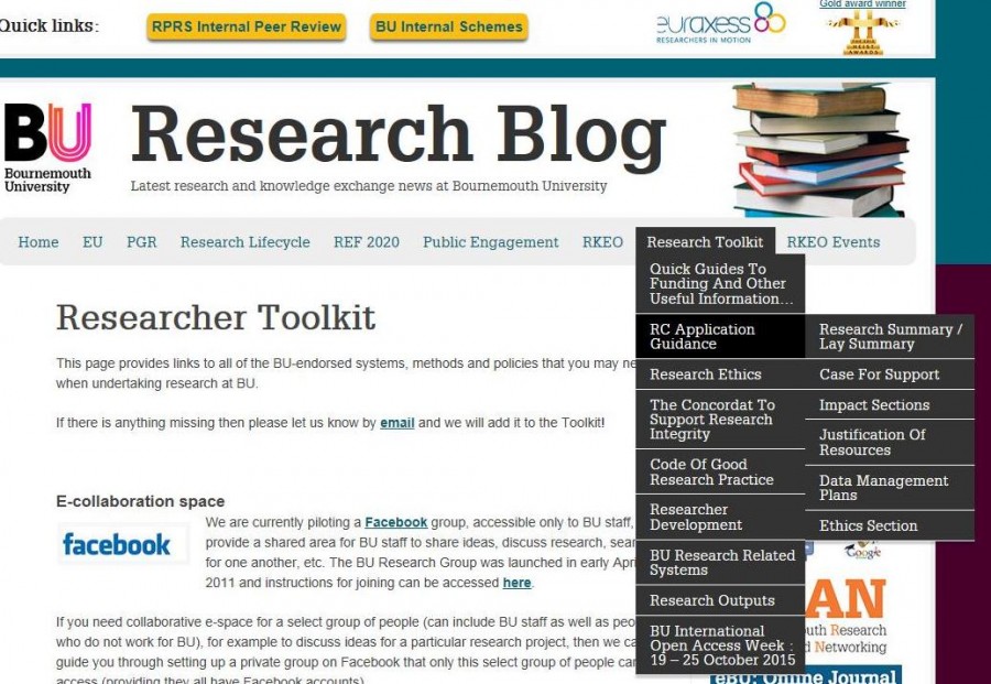 BU Research Blog | Research Toolkit holds a wealth of guidance ...