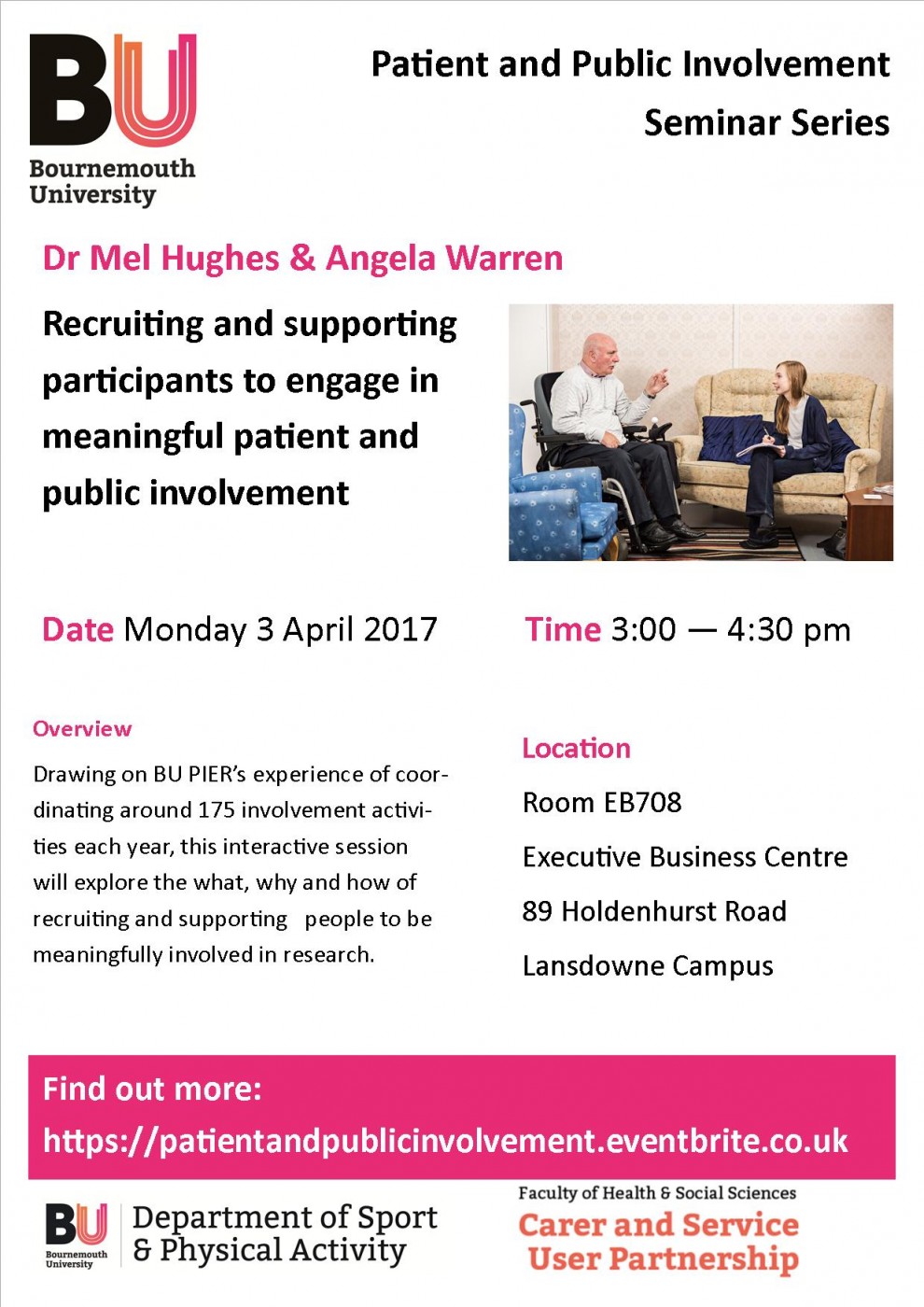 BU Research Blog | PPI Seminar 3: Recruitment and support in patient ...