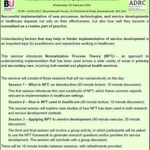BU Research Blog | Introduction to Normalization Process Theory (NPT ...