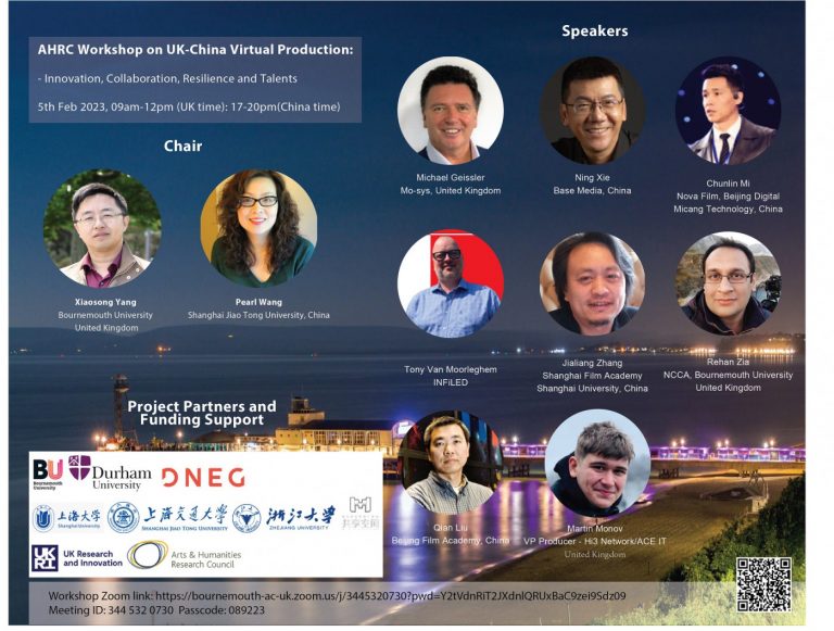 BU Research Blog | AHRC Workshop on UK-China Virtual Production ...