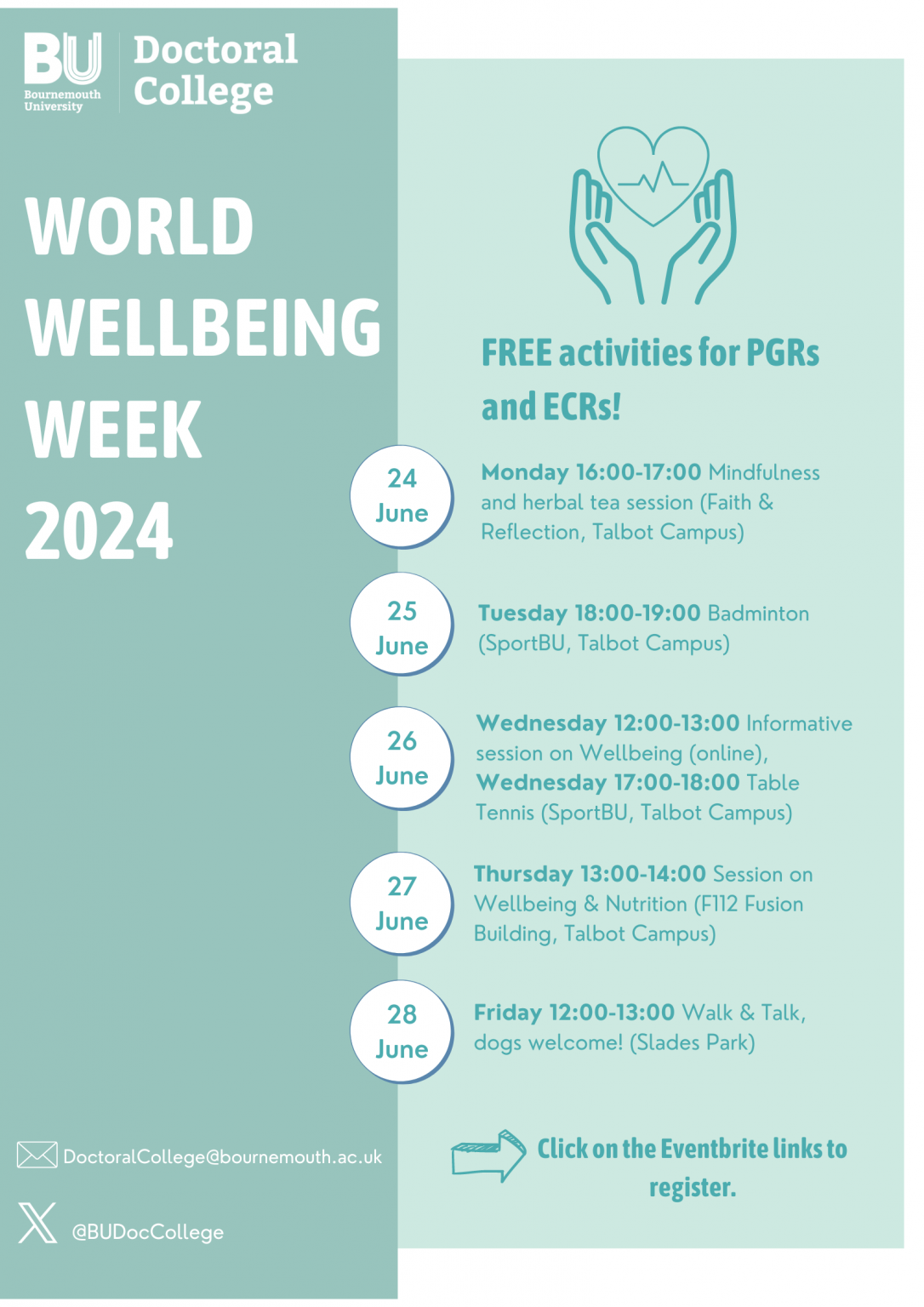 BU Research Blog | World Wellbeing Week 2024 – free activities for PGRs ...
